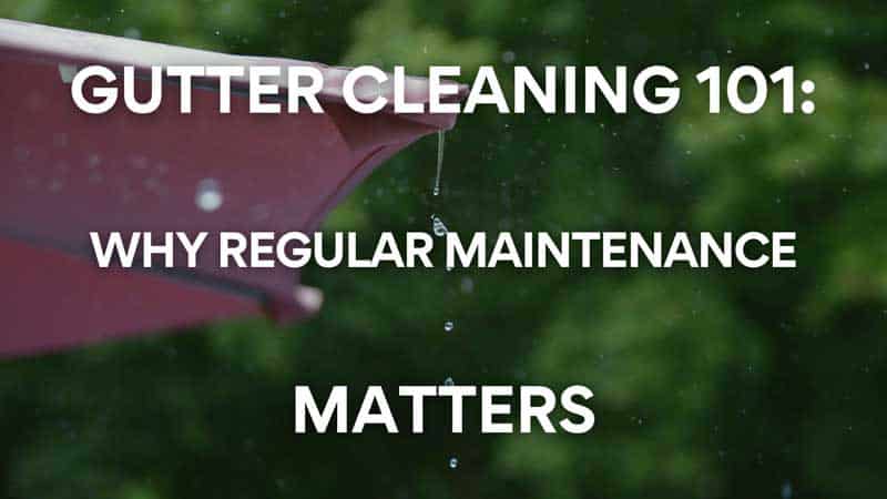 Gutter Cleaning 101: Why Regular Maintenance Matters